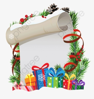 Christmas Presents Border Clipart - Transparent Christmas Border ...