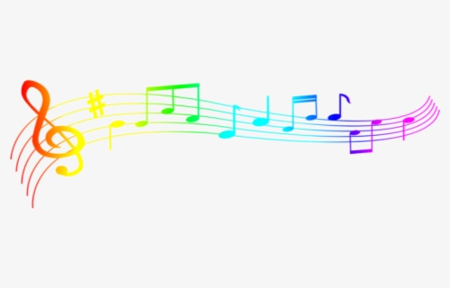 Drawing Rainbow Music Note - Rainbow Music Notes Clipart , Free ...