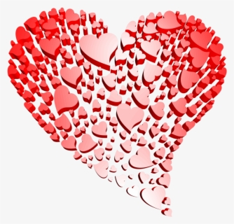 Transparent Heart Of Gallery - Love With Transparent Background Png ...