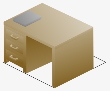 Clipart - Study Table Isometric Drawing , Free Transparent Clipart ...