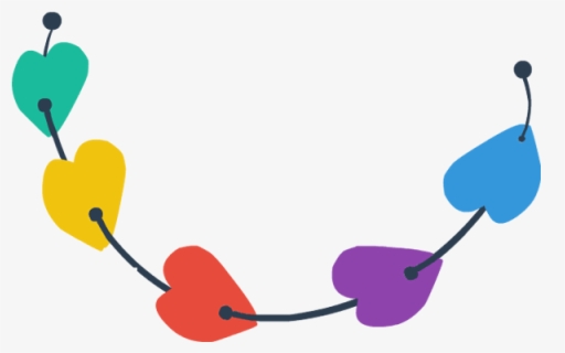 Clip Art Heart String Valentines Day Border Frame Balloon - Heart ...