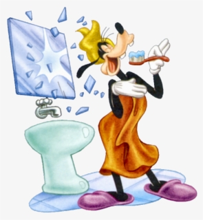 Disney Character Brushing Teeth , Free Transparent Clipart - ClipartKey