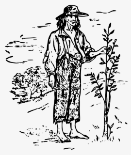 Free Johnny Appleseed Clip Art with No Background - ClipartKey