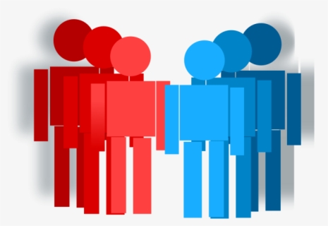 Waitress Clip Art Download - Red People And Blue People , Free ...