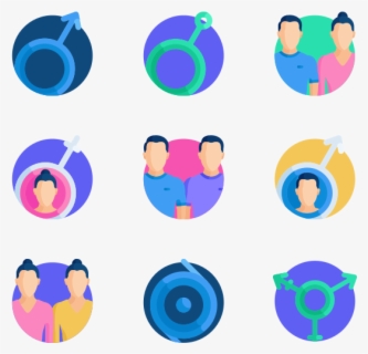 Gender Identity - Stick Figures , Free Transparent Clipart - ClipartKey