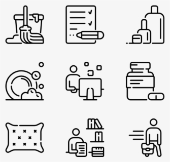 Free Daily Routine Clip Art with No Background - ClipartKey