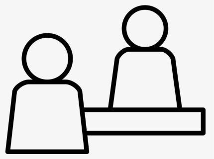 Icon Of Two People In A Consultation Clipart , Png - Consultation ...