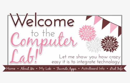 Poster Welcome To Computer Lab , Free Transparent Clipart - ClipartKey