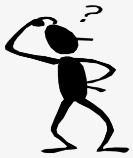 Question Mark Kiss Stick Figure Cartoon Clip Art Confused - Question ...