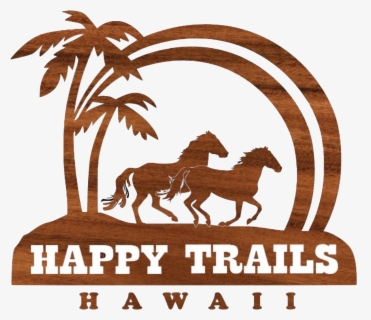 Happy Trails Hawaii - Silhouette , Free Transparent Clipart - ClipartKey