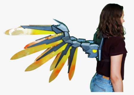 Character,wing,clip Art,style - Mercy Overwatch Transparent Background ...