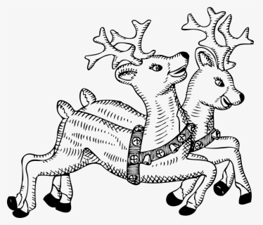 Free Reindeer Clip Art with No Background - ClipartKey