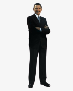 Standing Obama , Free Transparent Clipart - ClipartKey