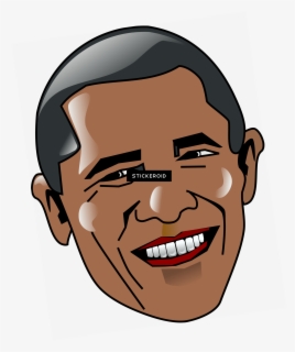 Transparent Obama Clipart - Obama Cartoon Face Png , Free Transparent ...