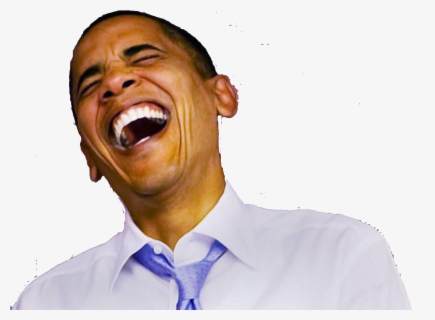 Transparent Barack Obama Face Png - Obama Laughing Transparent , Free ...