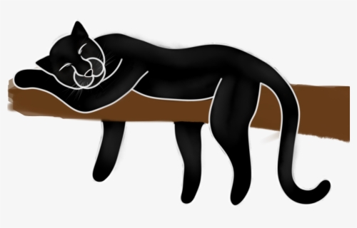 Panther Sleeping Concept - Black Panther Clipart Sleep , Free ...