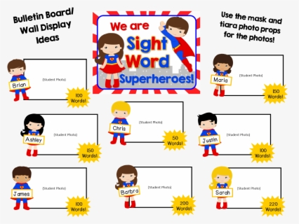 Free Sight Words Clip Art with No Background - ClipartKey