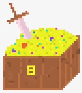 Pixel Art Chest - Treasure Chest Pixel Art , Free Transparent Clipart ...