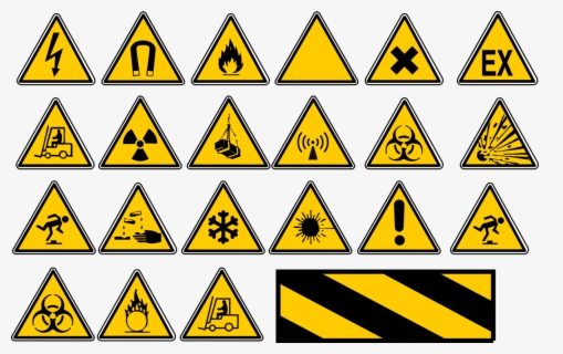 Triangle Warning Sign - Red And Yellow Sign , Free Transparent Clipart ...