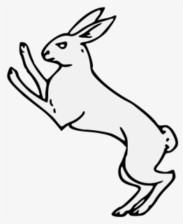 Free Rabbit Black And White Clip Art with No Background - ClipartKey