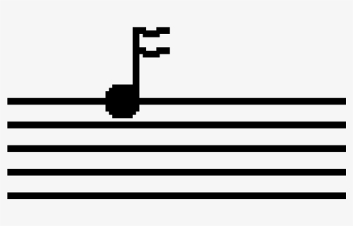 Transparent Music Staff With Notes Clipart - Shoot Rifle , Free ...