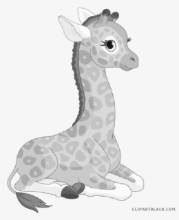 Free Giraffe Black And White Clip Art with No Background - ClipartKey