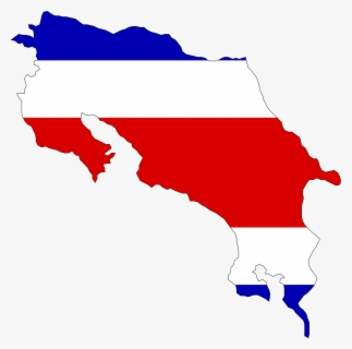 Costa Rica Flag Map Png , Free Transparent Clipart - ClipartKey
