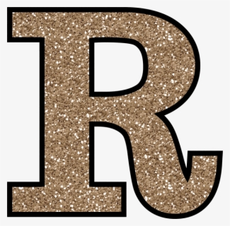 Flower Clipart Alphabet R Fee - Gold Glitter Letter R , Free ...