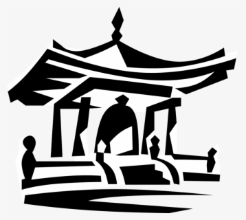 Pagoda Clipart Wihara - Buddhist Temple Temple Logo , Free Transparent ...