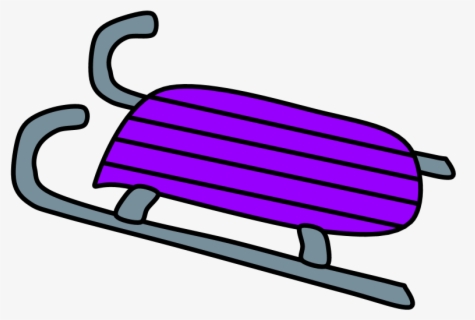 Sled, Red - Red Sled Clipart , Free Transparent Clipart - ClipartKey