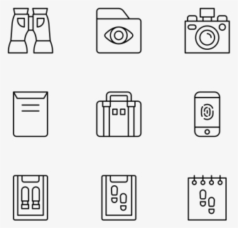 Detective - Line Art , Free Transparent Clipart - ClipartKey