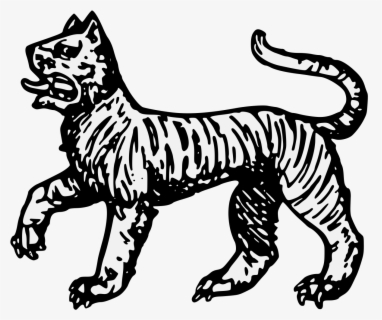 Heraldry Tiger , Free Transparent Clipart - ClipartKey