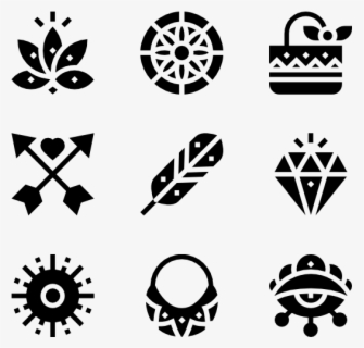 Clip Art Boho Svg - Boho Icons Png , Free Transparent Clipart - ClipartKey