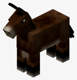 Clip Art Minecraft Mule - Minecraft Donkey , Free Transparent Clipart ...