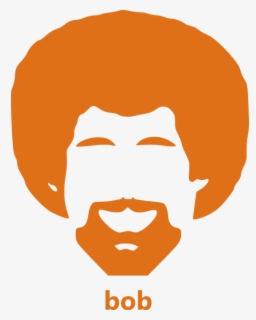 Transparent Bob Ross Face Png - Bob Ross Cartoon Drawing , Free ...