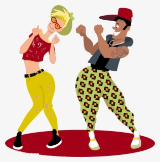 Twist Royalty-free Dance Clip Art - Cartoon Doing The Twist , Free ...