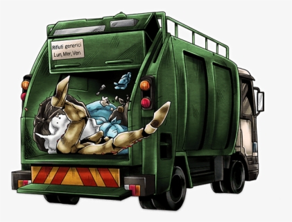 Green Garbage Truck - Garbage Truck Driver Memes , Free Transparent ...