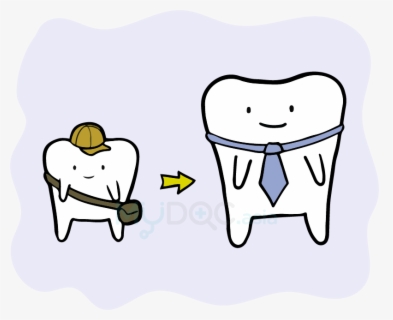 Teeth And Bone Growth - Cartoon , Free Transparent Clipart - ClipartKey