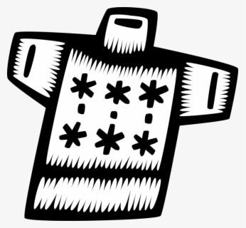 Vector Illustration Of Knitted Wool Sweater Clothing , Free Transparent ...