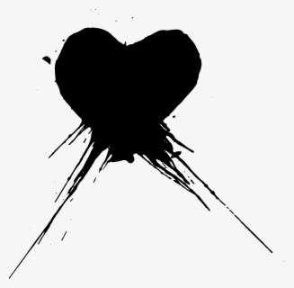 Ink Splatter Png Heart , Free Transparent Clipart - ClipartKey
