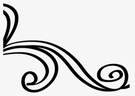 Transparent Fancy Swirls Png - High Resolution Border Png , Free ...