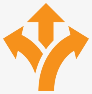 Flexible Arrows Orange - Direction Icon Png , Free Transparent Clipart ...