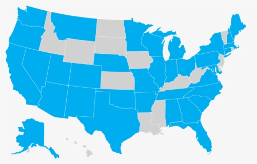 Volunteer Map Connect With Transparent Background - Us Map Stock , Free ...