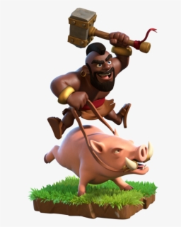 Hog Rider Emote Gif Clipart , Png Download - Emotes Clash Royale Gif ...