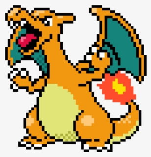 Charizard Black And White Sprite , Free Transparent Clipart - ClipartKey